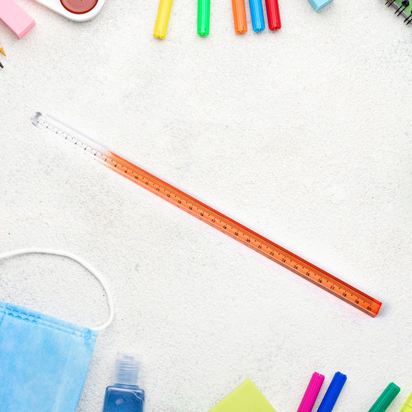 Acrylic Rulers 30 Cm Lengths Set Of Colourful Rulers Set (1 Pc) – My ...